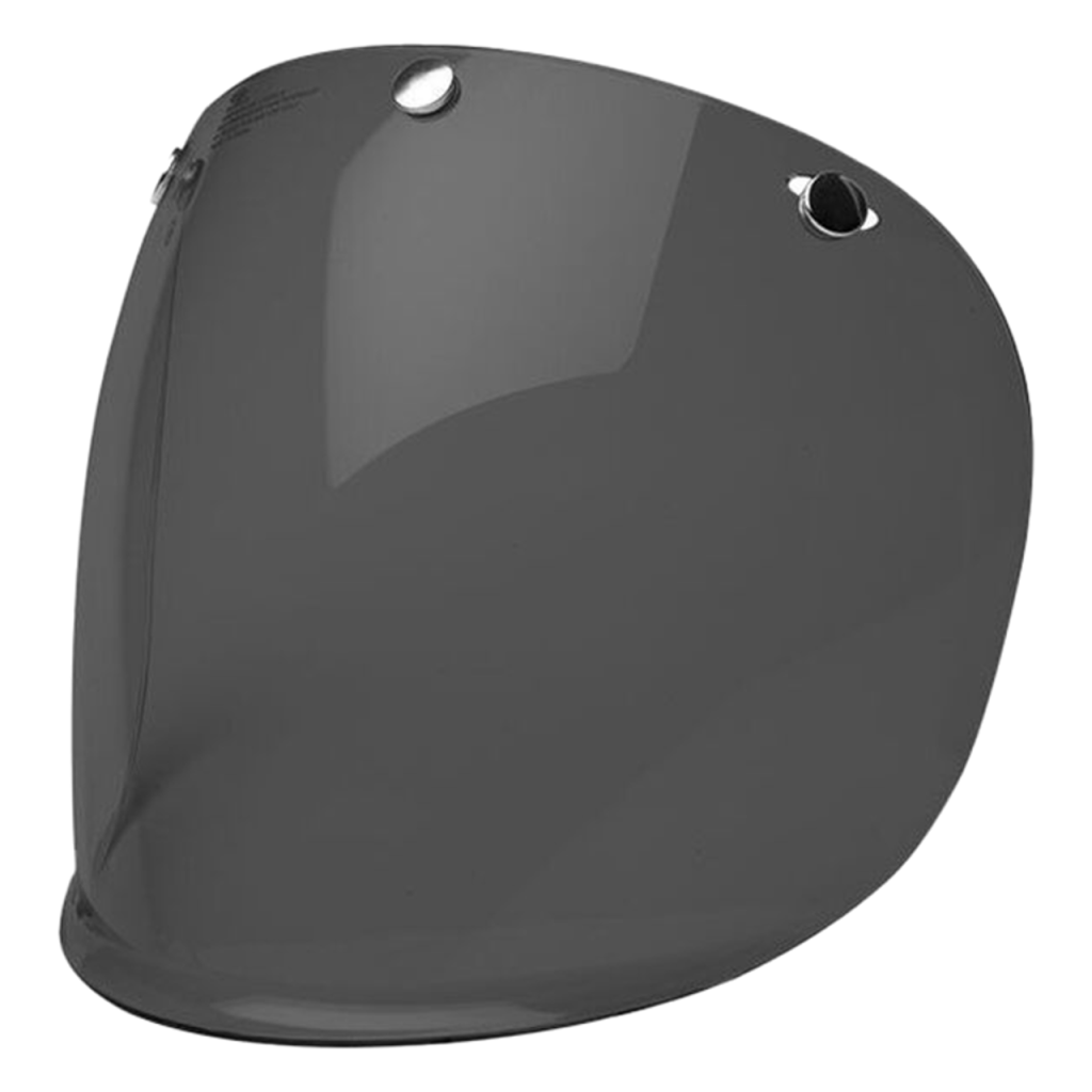 Bell Cruiser Custom 500 Helmet, Snap-On Straight Visor Smoked