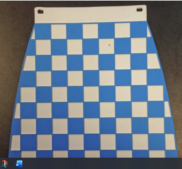 Mud Flap chequered light blue on white for Vespa LML & Lambretta